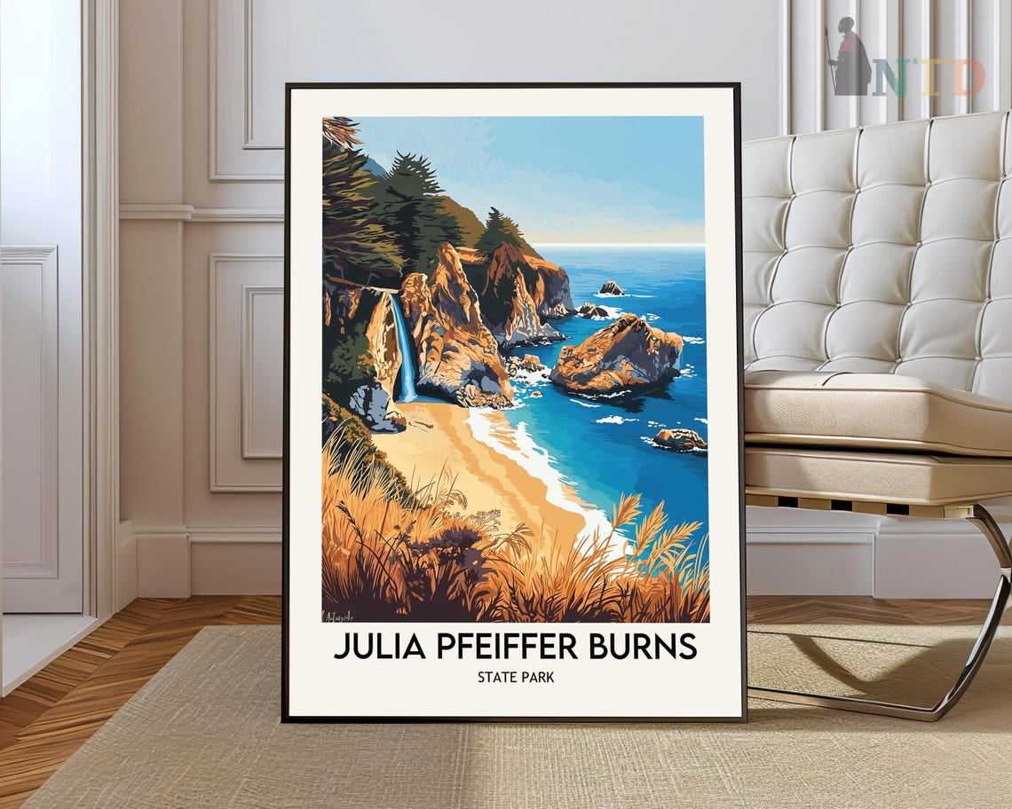 Julia Pfeiffer Burns State Park Print, Julia Pfeiffer Burns Wall Art ...