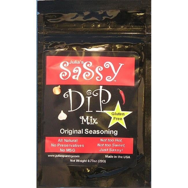 Julias Pantry JP510 Julias Sassy Dip and Seasoning Mix Original- Pack ...