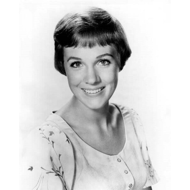Julie Andrews with lovely smile as Maria Sound of Music 4x6 inch photo ...