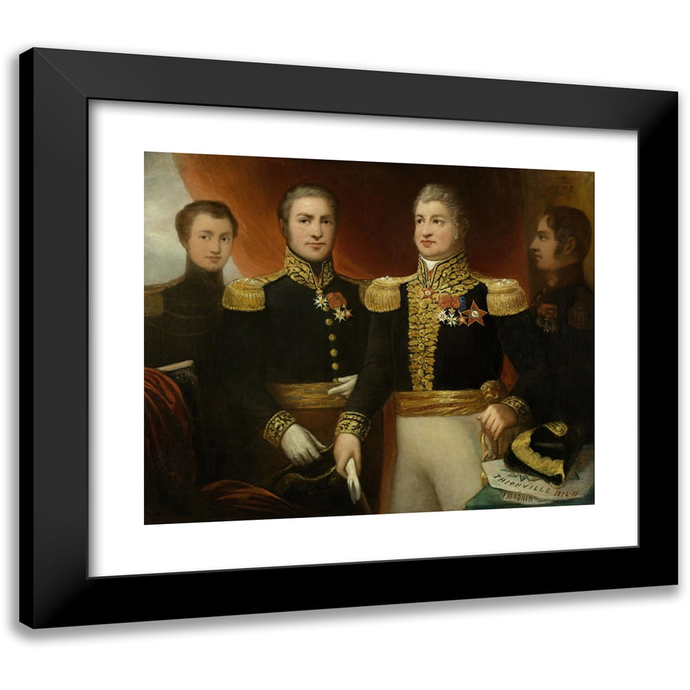 Julie Hugo 23x20 Black Modern Framed Museum Art Print Titled - General ...