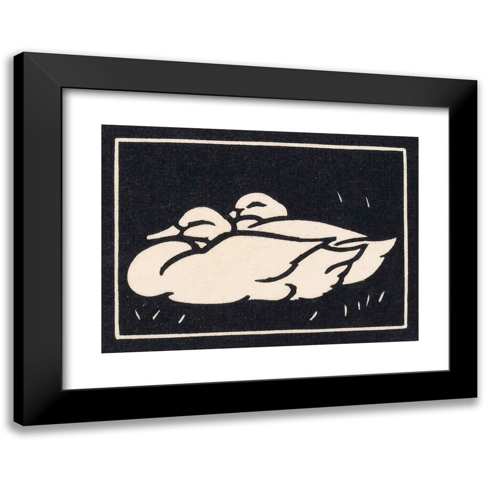 Julie de Graag 14x11 Black Modern Framed Museum Art Print Titled - Two ...