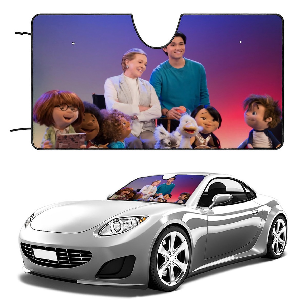 Julie’s Greenroom-theme Windshield Sun Shade Front Protector Folding ...