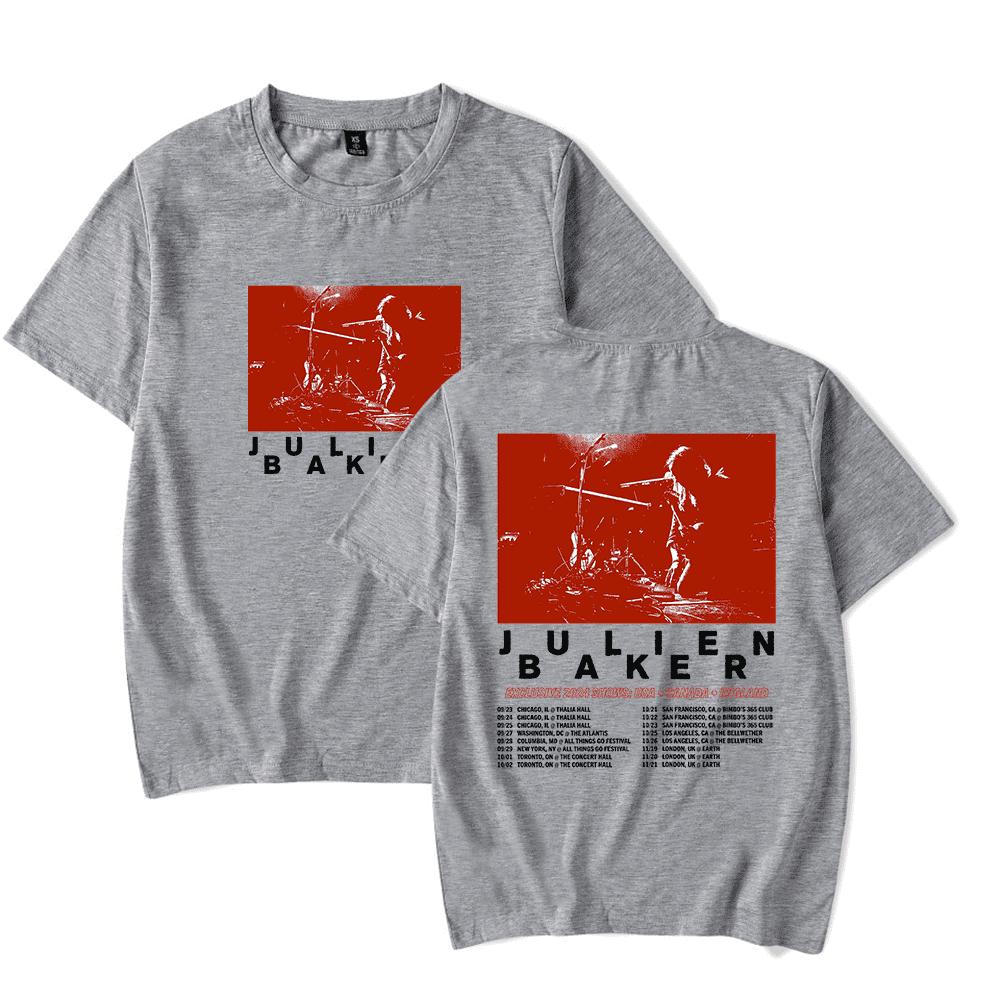 Julien Baker Merch Exclusive 2024 Show Tee Unisex Short Sleeve Rock n ...