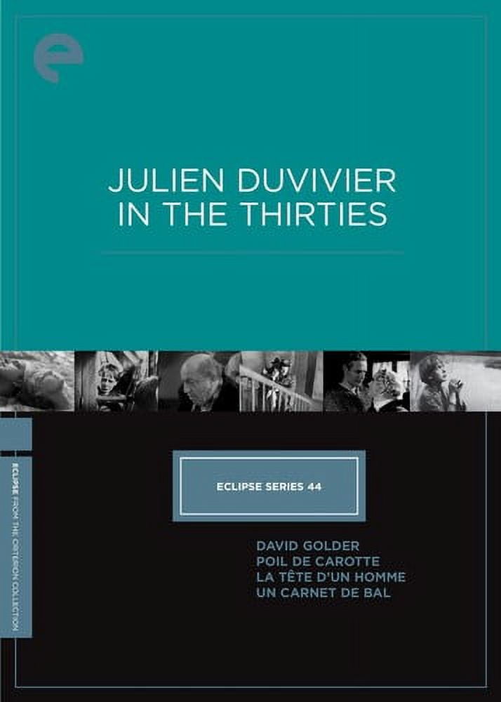 Julien Duvivier in the Thirties (Criterion Collection - Eclipse Series ...