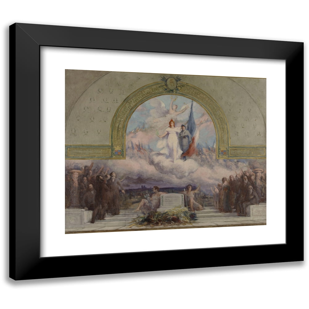 Julien Louis Tavernier 14x12 Black Modern Framed Museum Art Print ...