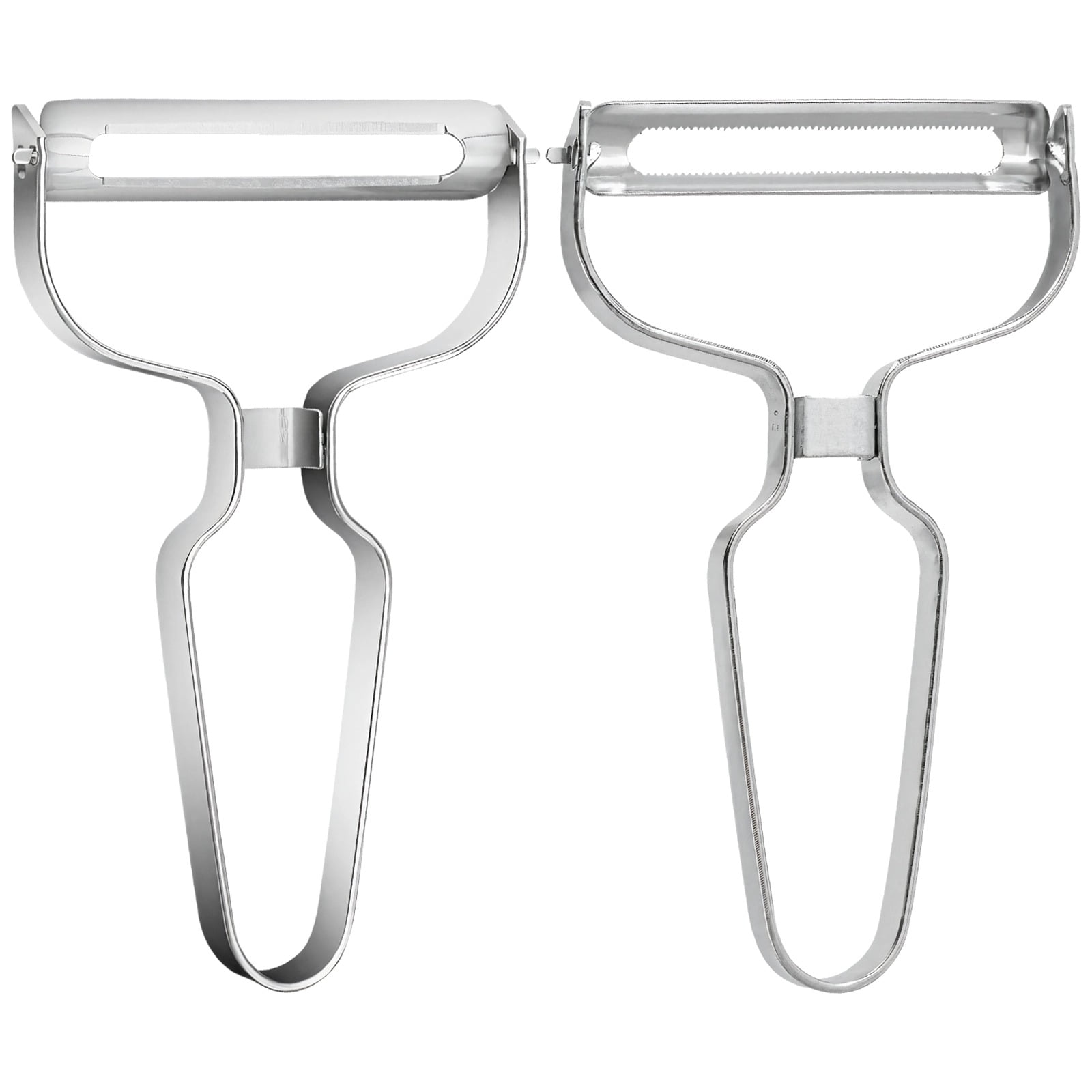 Julienne Peeler Vegetable Peeler Set, 2PCS Stainless Steel, Y-Shaped ...
