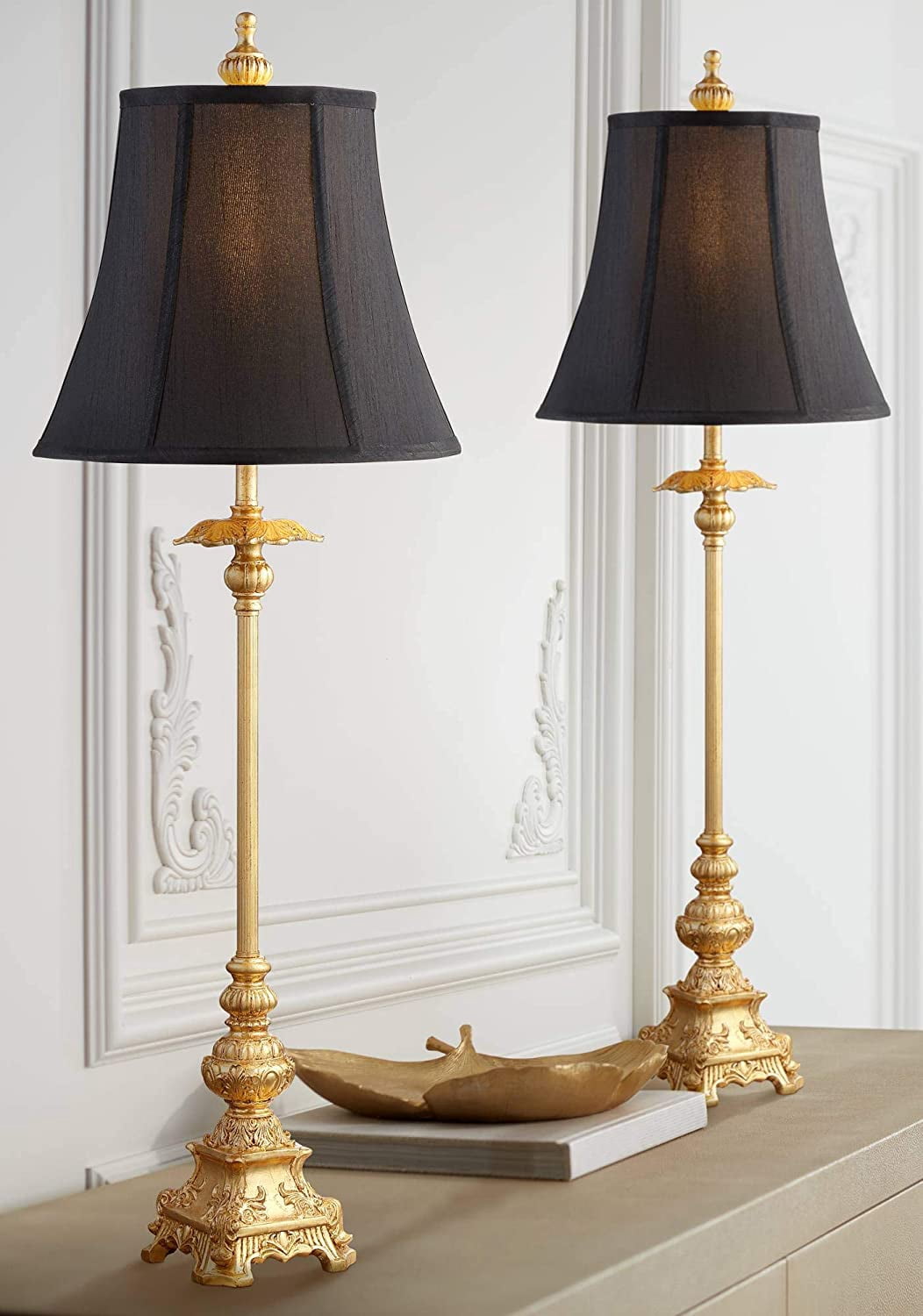 Juliette Traditional French Country Buffet Table Lamps 36.5" Tall ...