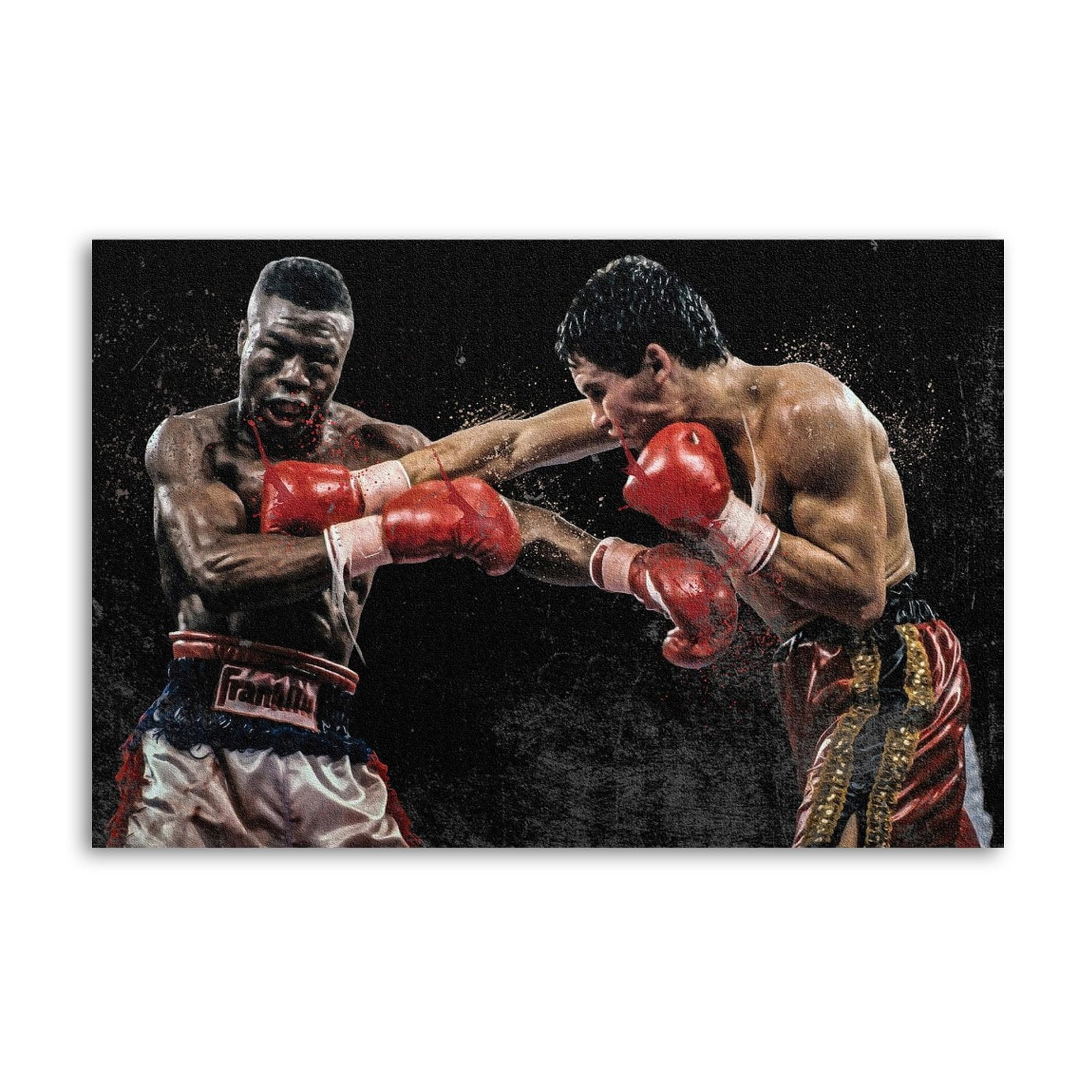 Julio Cesar Chavez Vs Meldrick Taylor Boxing Posters Wall Art Painting ...