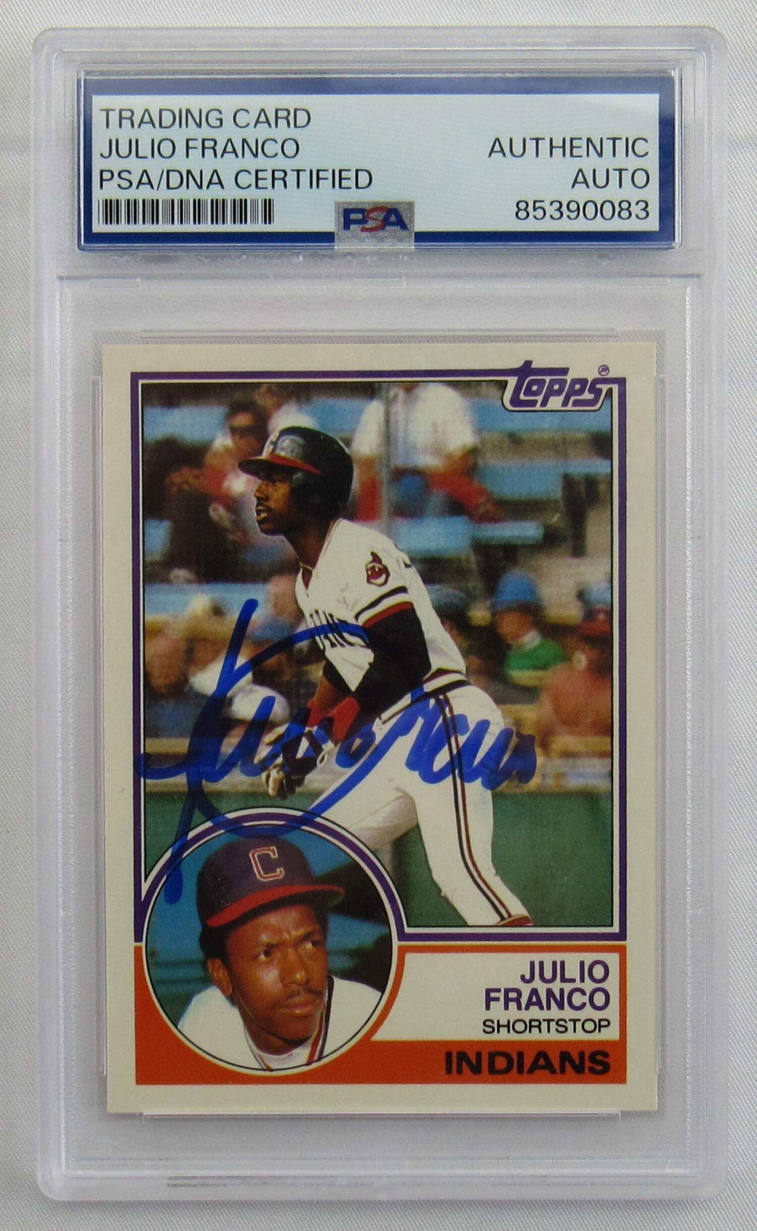 Julio Franco Signed Auto Autograph Card PSA/DNA Encapsulated - Walmart.com