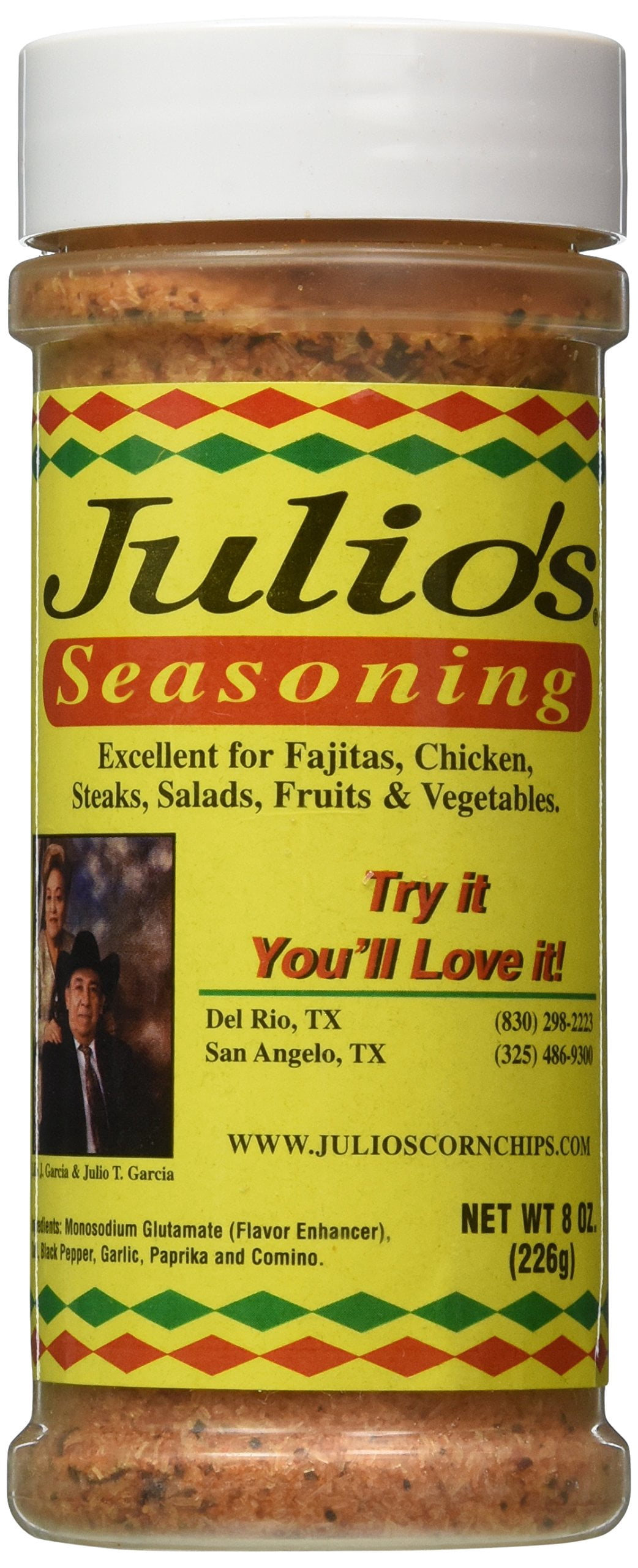 Julio's Seasoning 8 Oz BCF26 (Pack of 1) - Walmart.com