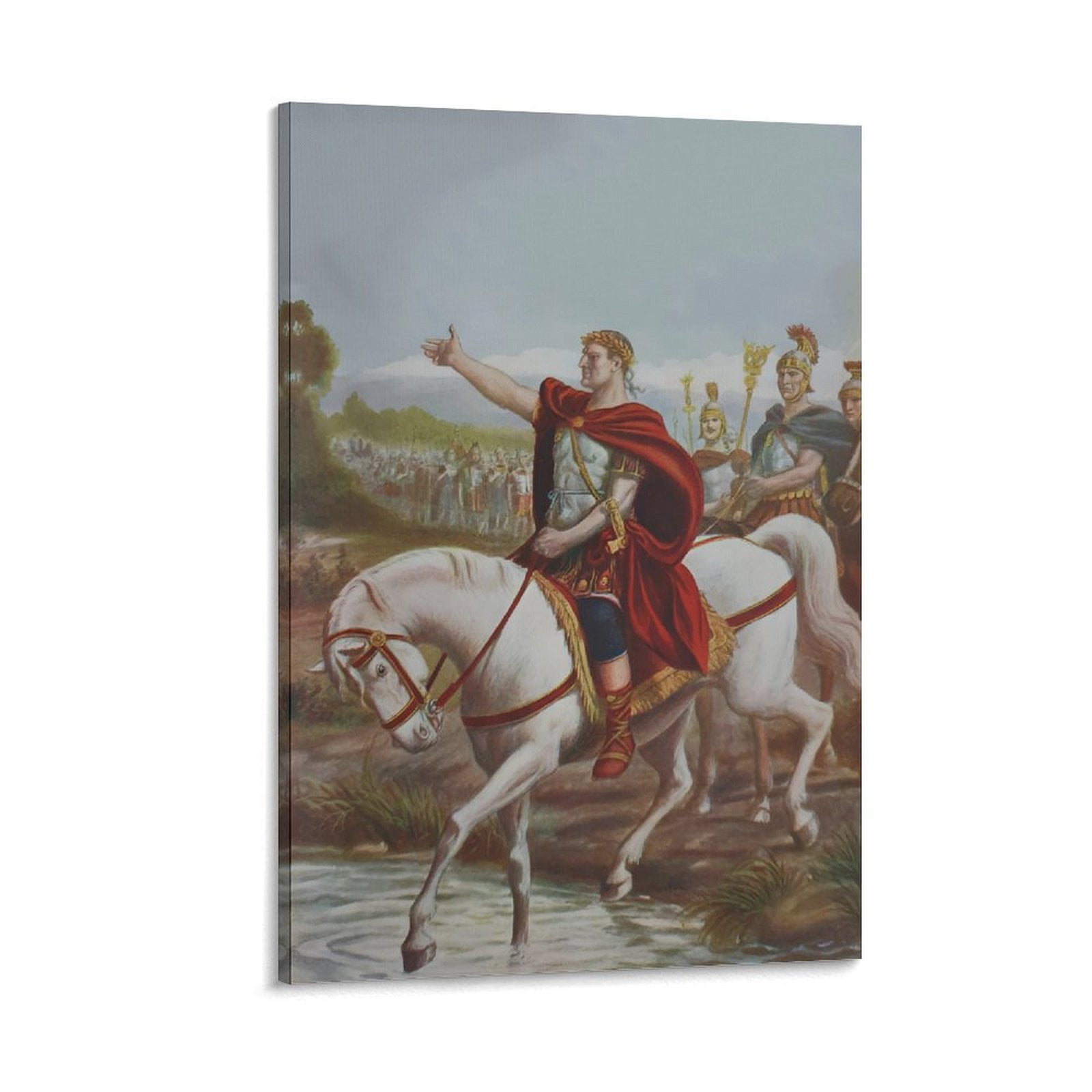 Julius Caesar Crossing The Rubicon Poster Print Photo Art Painting ...