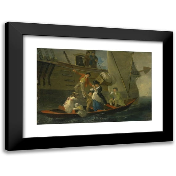 Julius Caesar Ibbetson 14x11 Black Modern Framed Museum Art Print ...