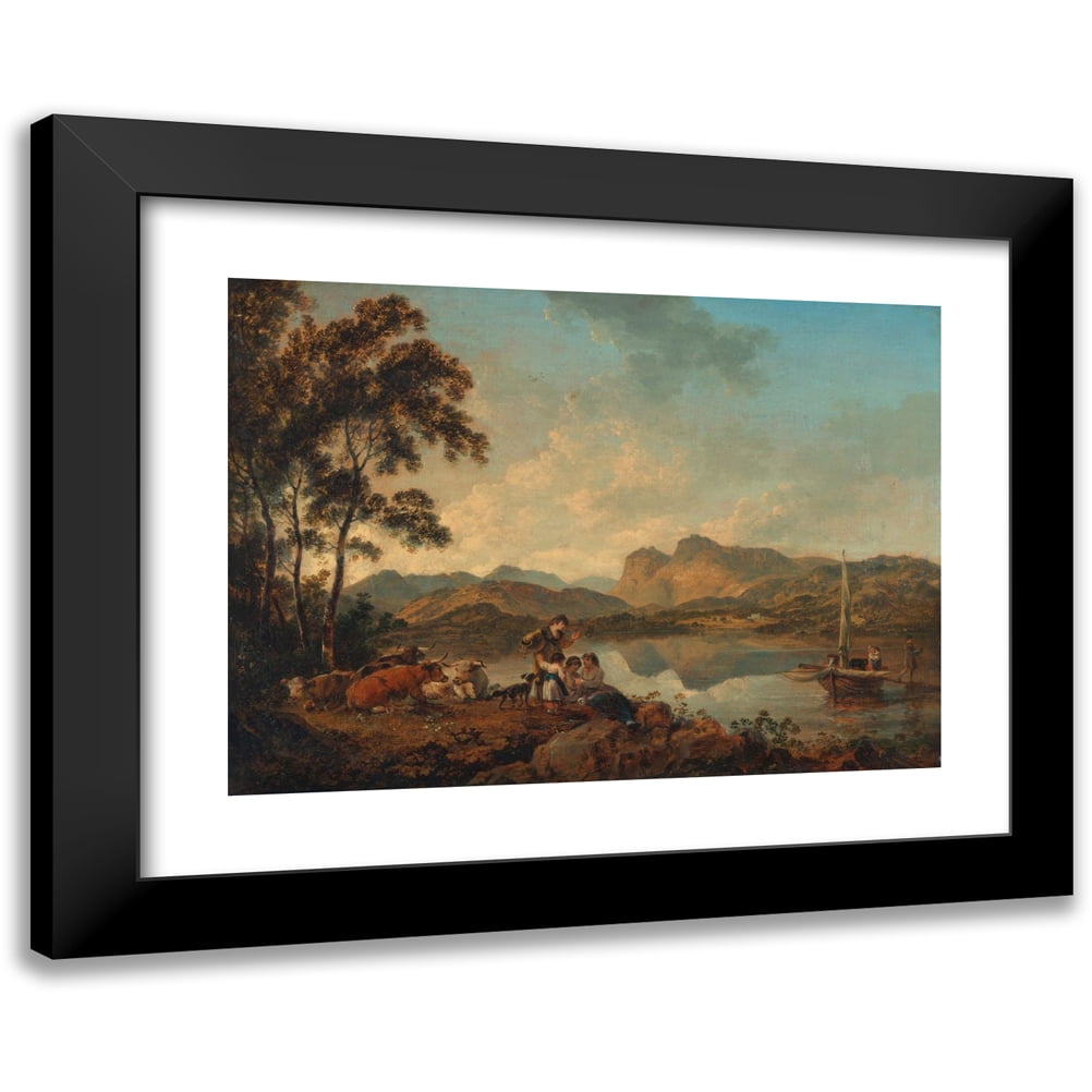 Julius Caesar Ibbetson 14x11 Black Modern Framed Museum Art Print ...