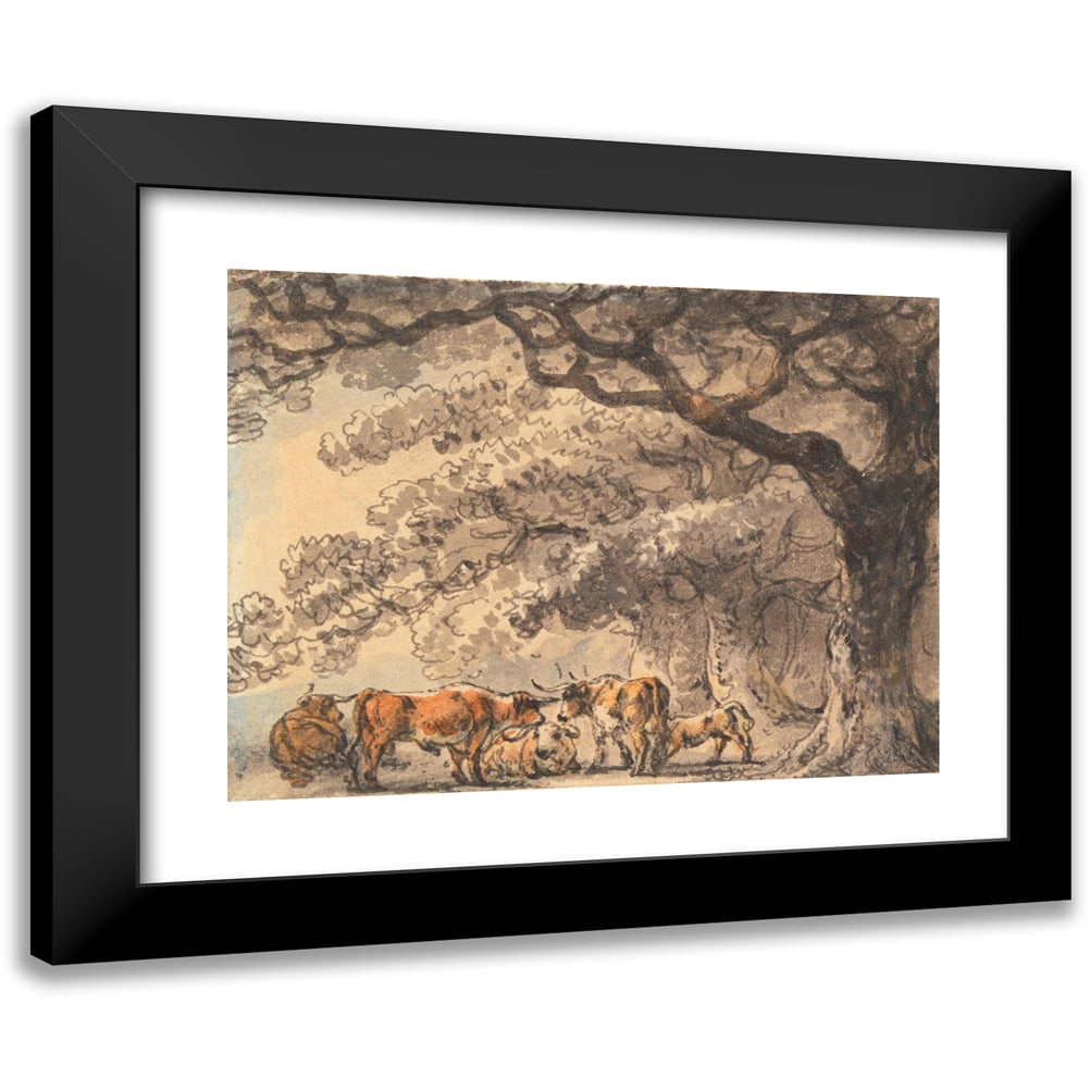 Julius Caesar Ibbetson 18x14 Black Modern Framed Museum Art Print ...