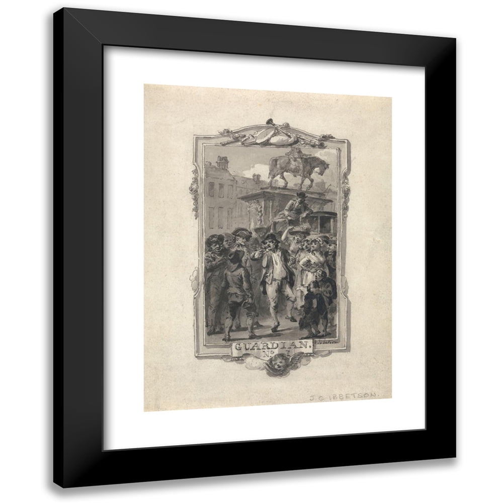 Julius Caesar Ibbetson 19x24 Black Modern Framed Museum Art Print ...