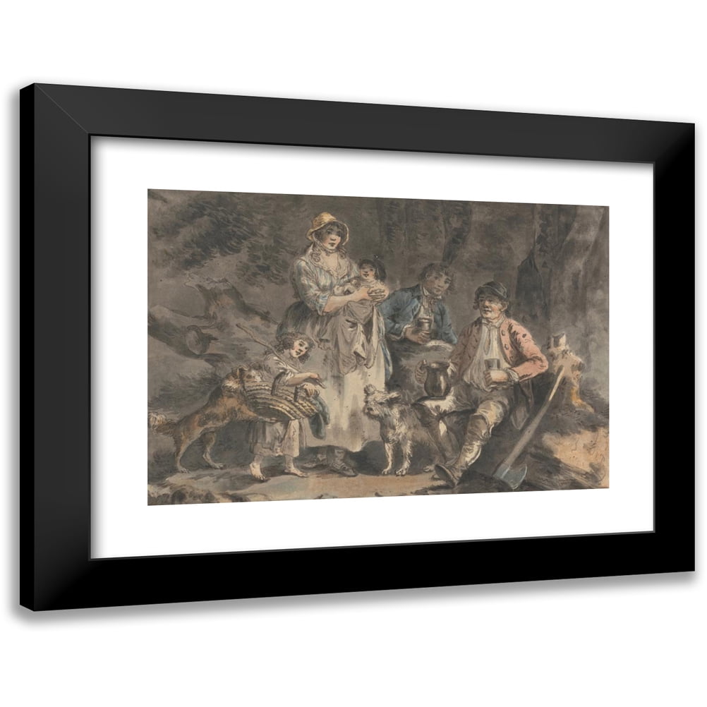 Julius Caesar Ibbetson 24x18 Black Modern Framed Museum Art Print ...