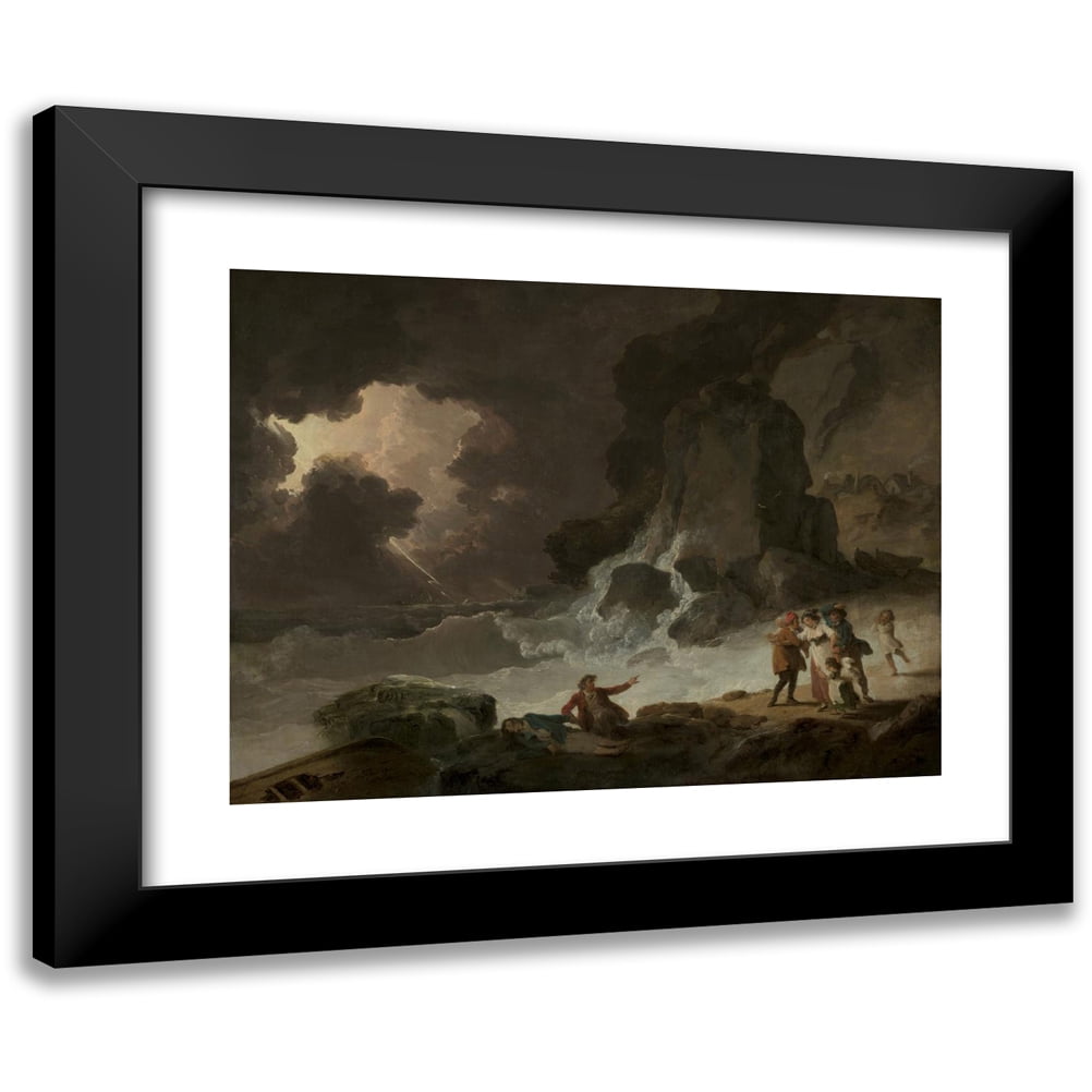 Julius Caesar Ibbetson 24x19 Black Modern Framed Museum Art Print ...