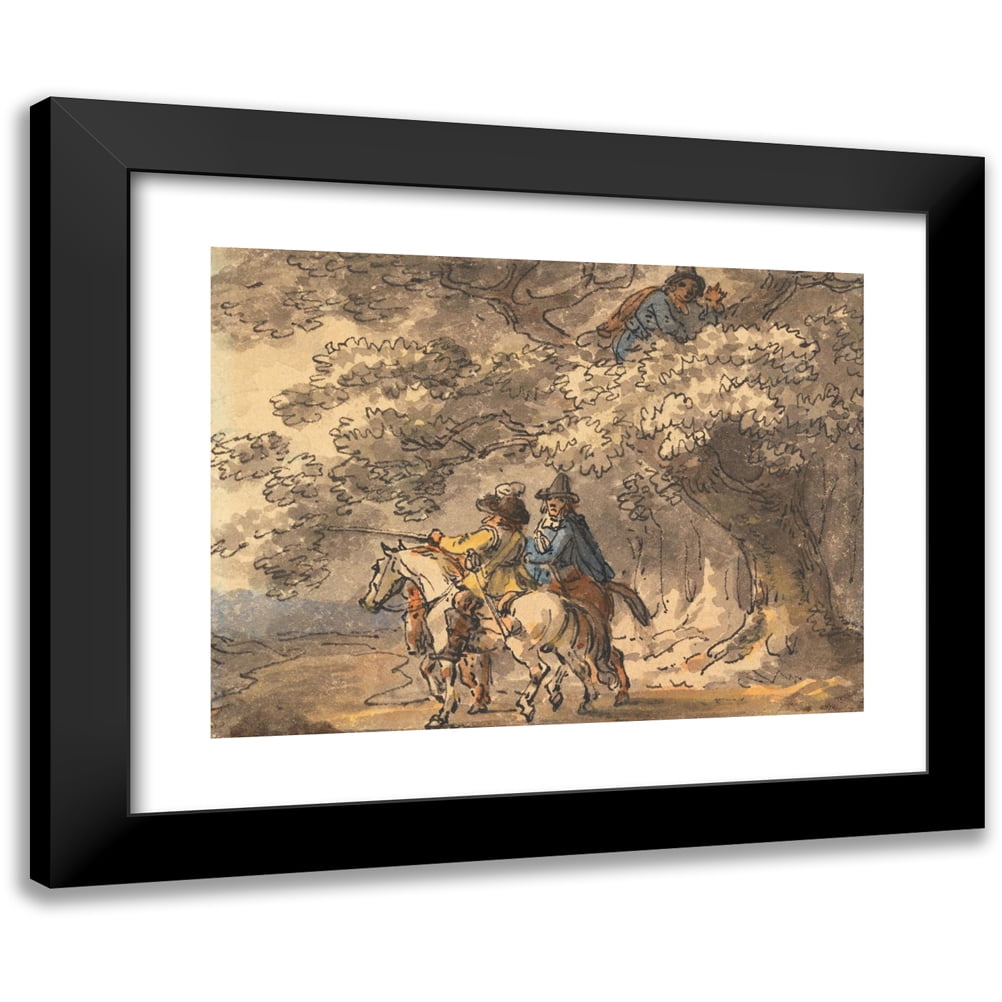 Julius Caesar Ibbetson 24x19 Black Modern Framed Museum Art Print ...