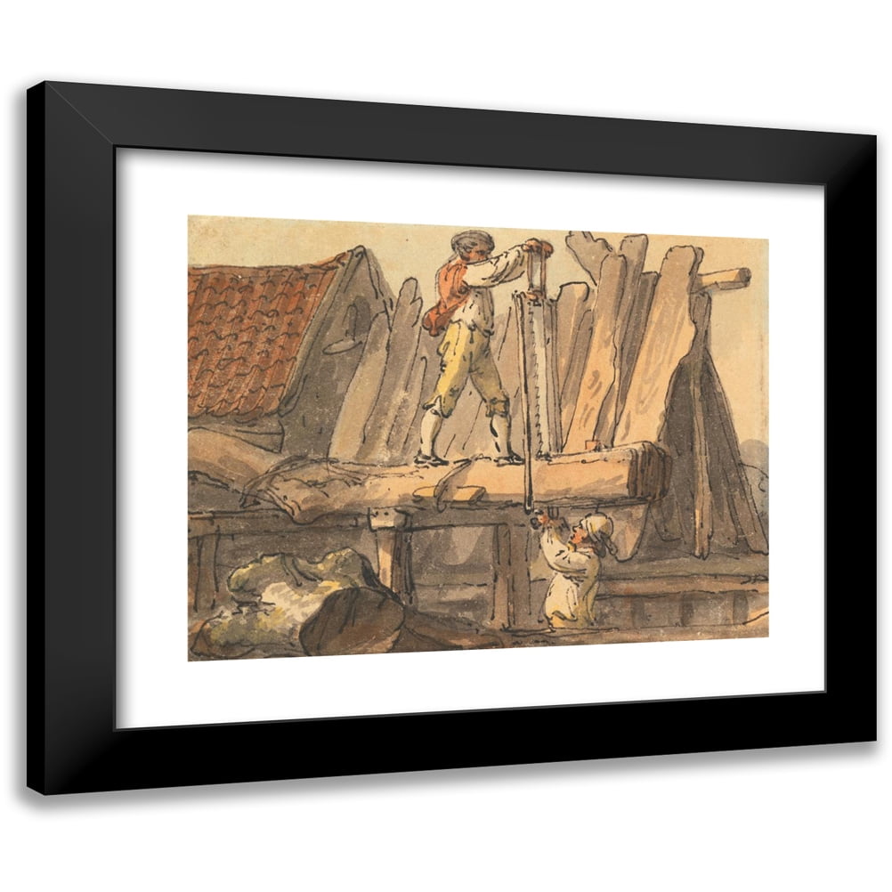 Julius Caesar Ibbetson 24x19 Black Modern Framed Museum Art Print ...