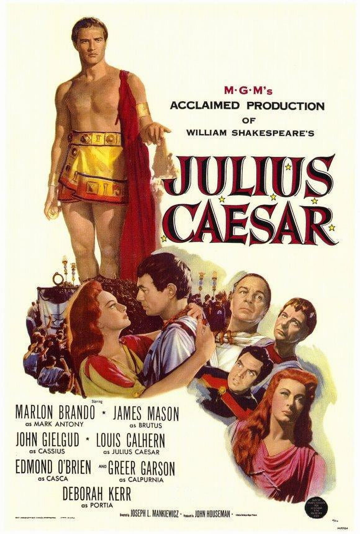 Julius Caesar POSTER (11x17) (1953) - Walmart.com