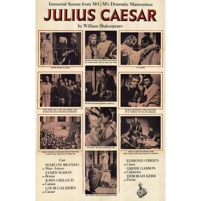 Julius Caesar - movie POSTER (Style B) (11" x 17") (1953) - Walmart.com