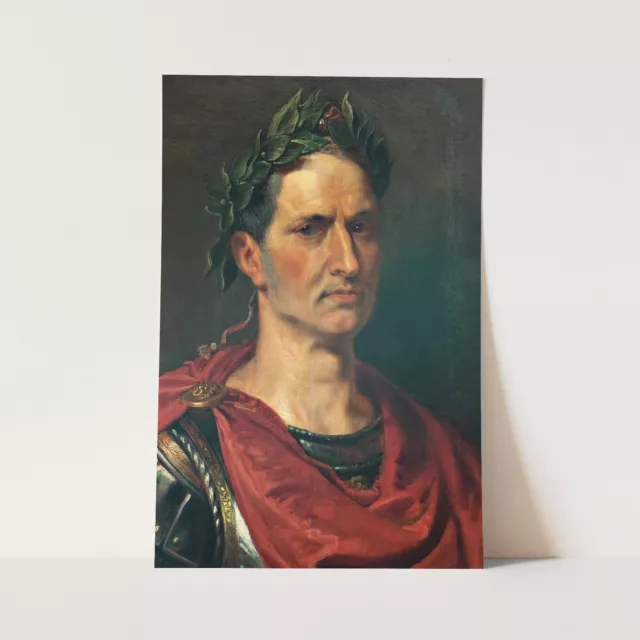 Julius Caesart Emperor Painting Ancient Rome History Wall Art Poster ...