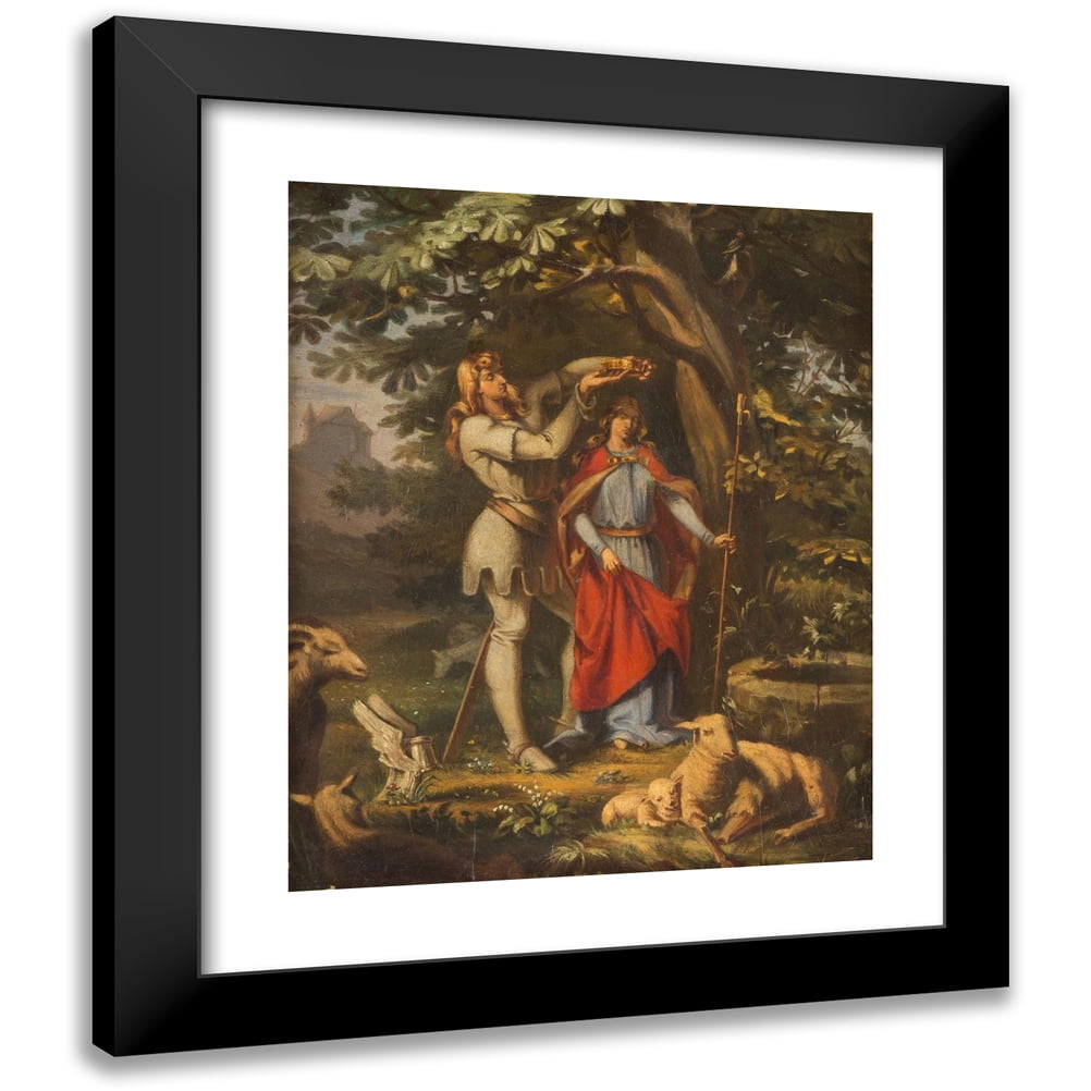 Julius Erdmann August Naue 12x14 Black Modern Framed Museum Art Print ...