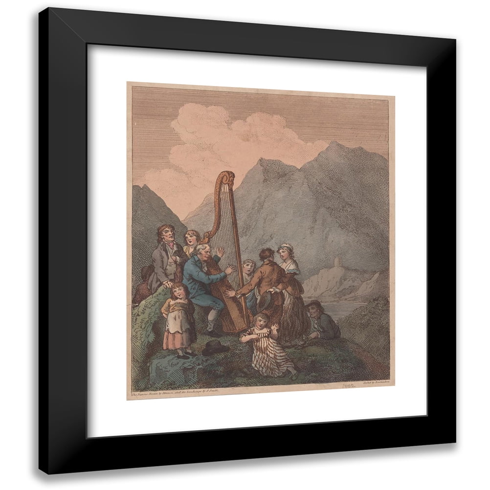 Julius Ibbetson 20x23 Black Modern Framed Museum Art Print Titled - The ...