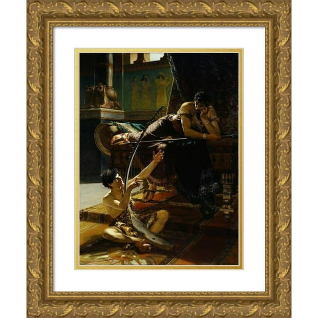Julius Kronberg 14x18 Gold Ornate Wood Frame and Double Matted Museum ...