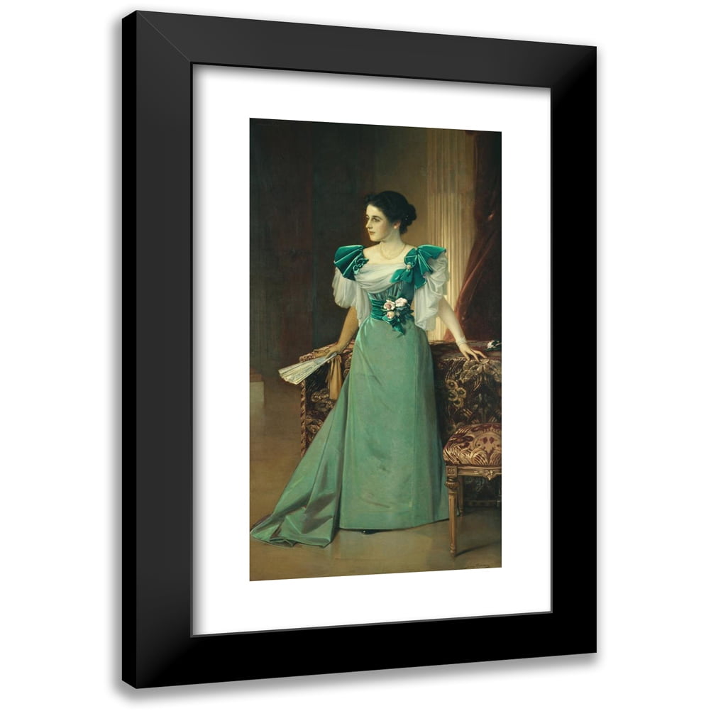 Julius Kronberg 9x14 Black Modern Framed Museum Art Print Titled - Irma ...