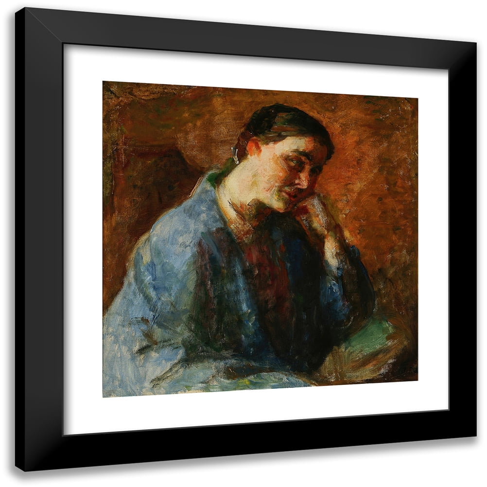 Julius Paulsen 20x20 Black Modern Framed Museum Art Print Titled ...