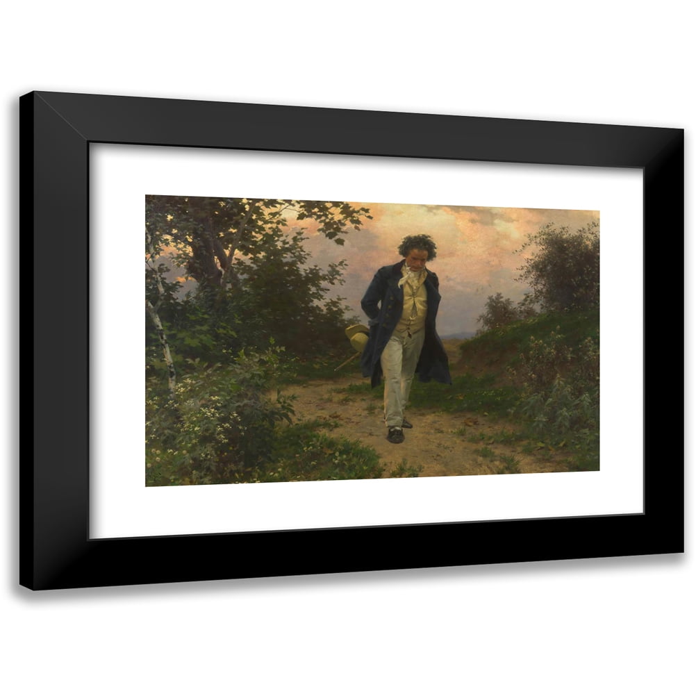 Julius Schmid 24x17 Black Modern Framed Museum Art Print Titled ...