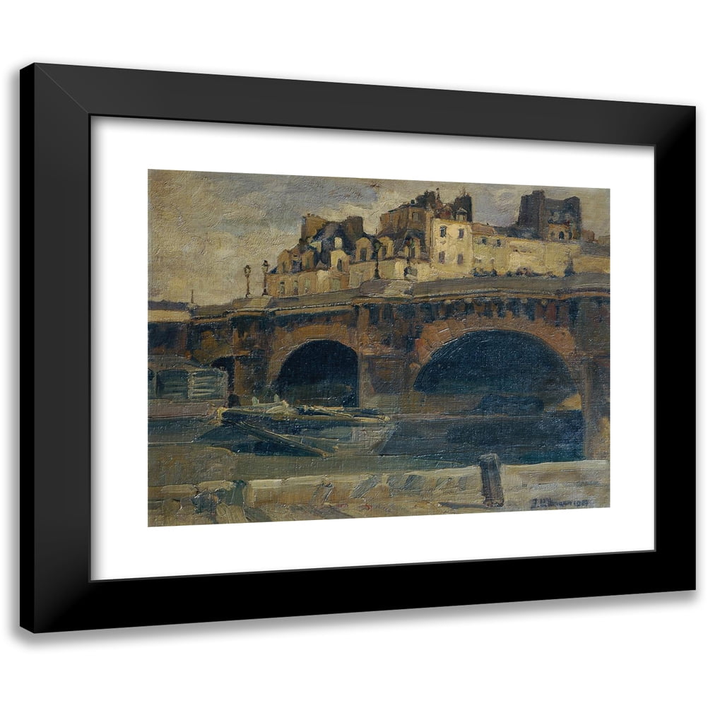 Julius Ullmann 14x12 Black Modern Framed Museum Art Print Titled ...