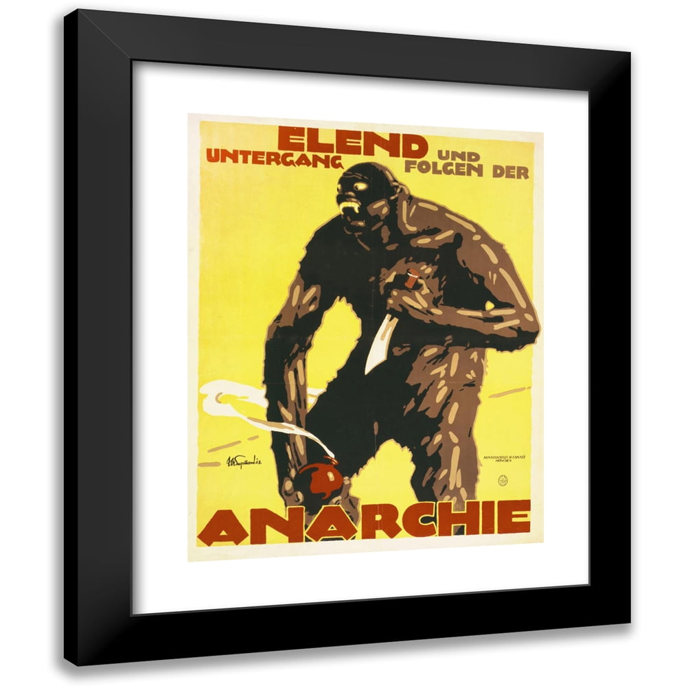 Julius Ussy Engelhard 12x14 Black Modern Framed Museum Art Print Titled ...