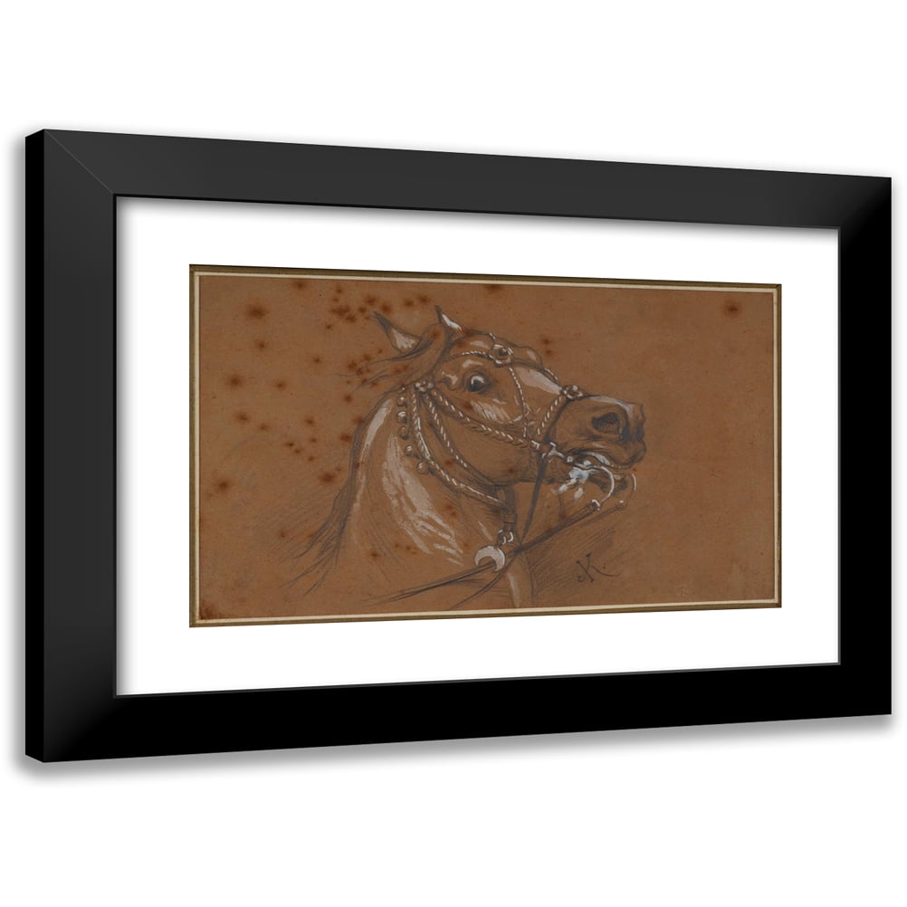 Juliusz Kossak 24x16 Black Modern Framed Museum Art Print Titled ...