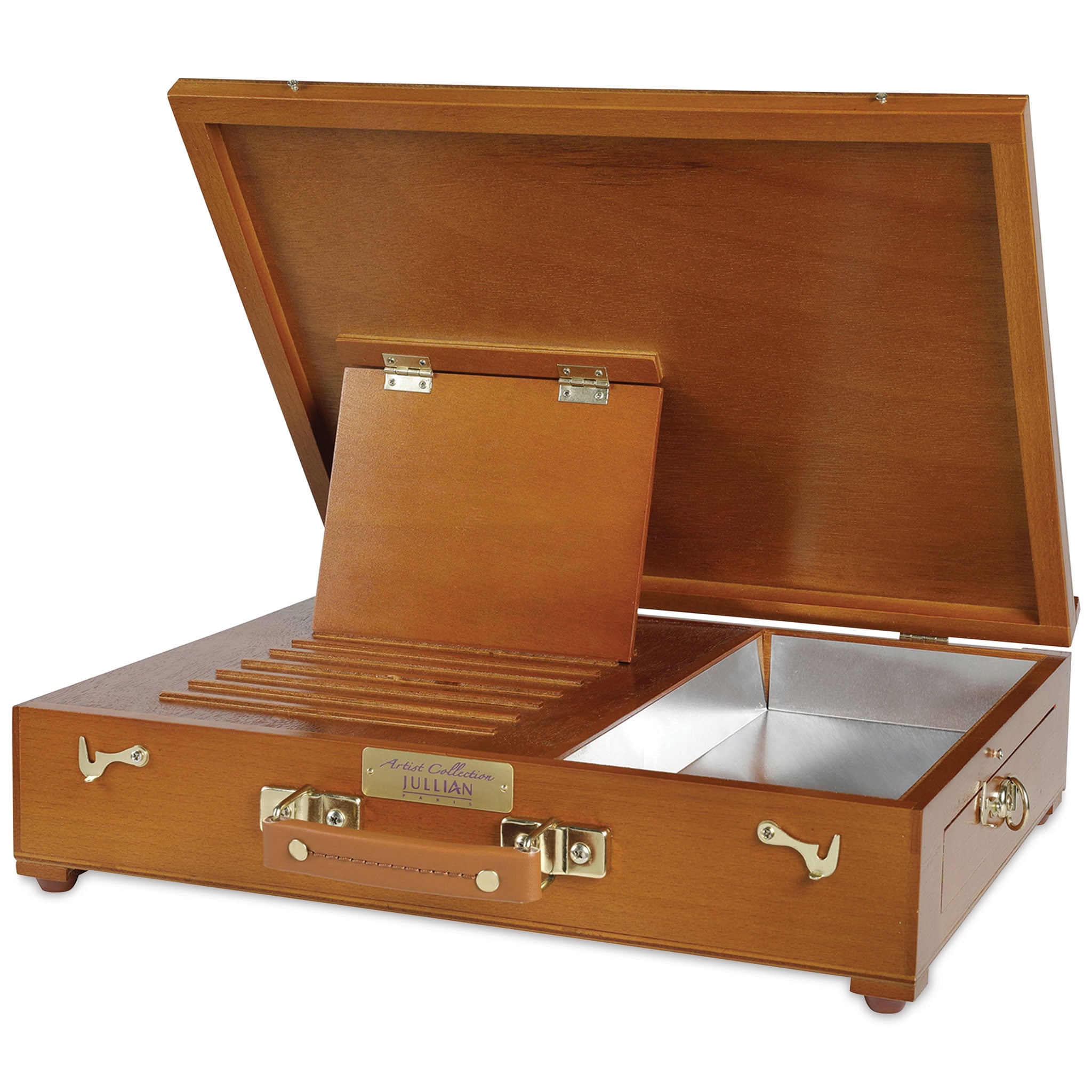 Jullian Travel Pochade Box 20"-44" Adjustable Metal Art Easels ...