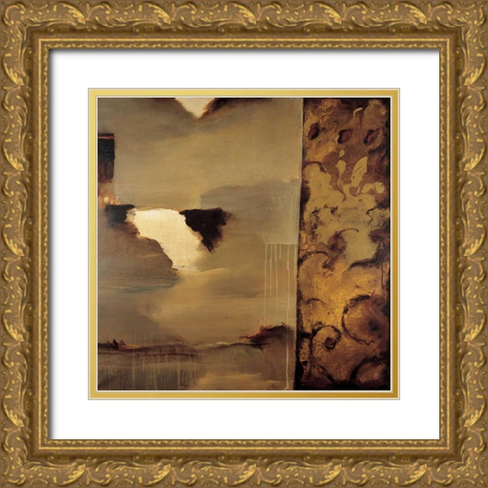 Jully, Denis 15x15 Gold Ornate Wood Framed with Double Matting Museum ...