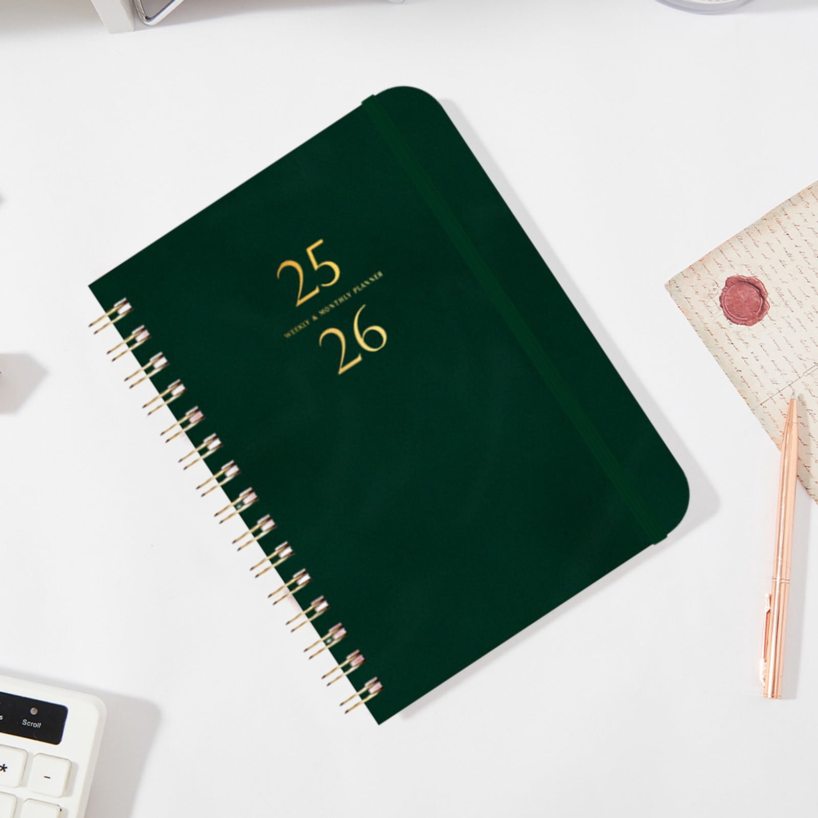 July 2025 to 2026 Schedule Planner A5 Faux Leather Coil Bound 140 ...