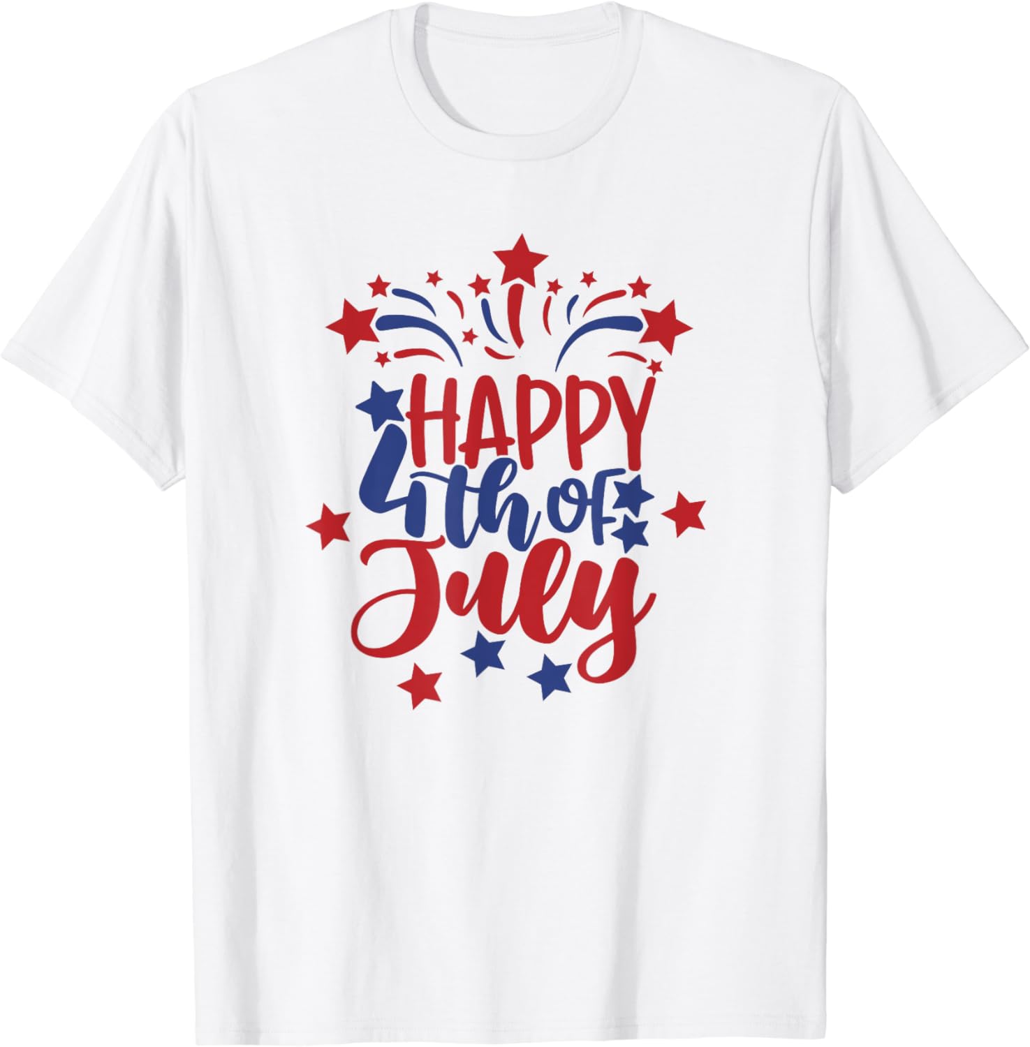 July 4th Clothing Company Happy 4th Of July T-Shirt - Walmart.com