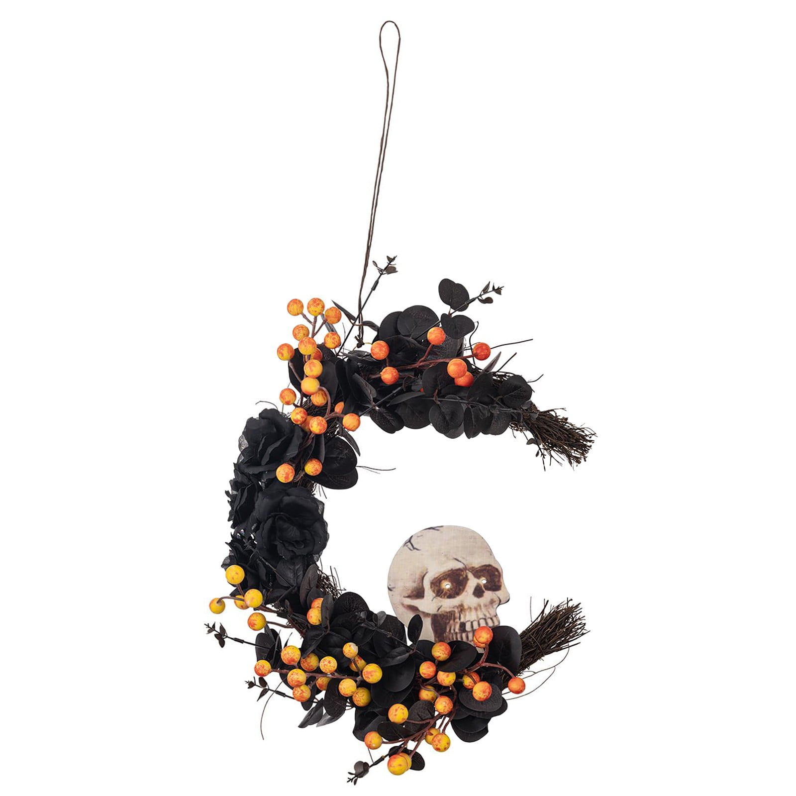 On July 4th Halloween Wreaths for Front Door Halloween Decorations ...