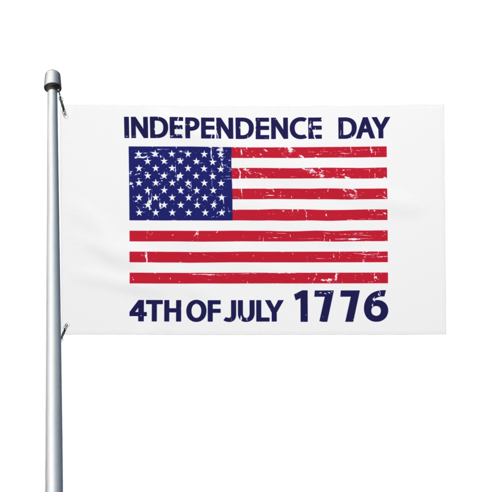 July of 4th Independence Day Garden Flags 3 x 5 Foot Polyester Flag ...