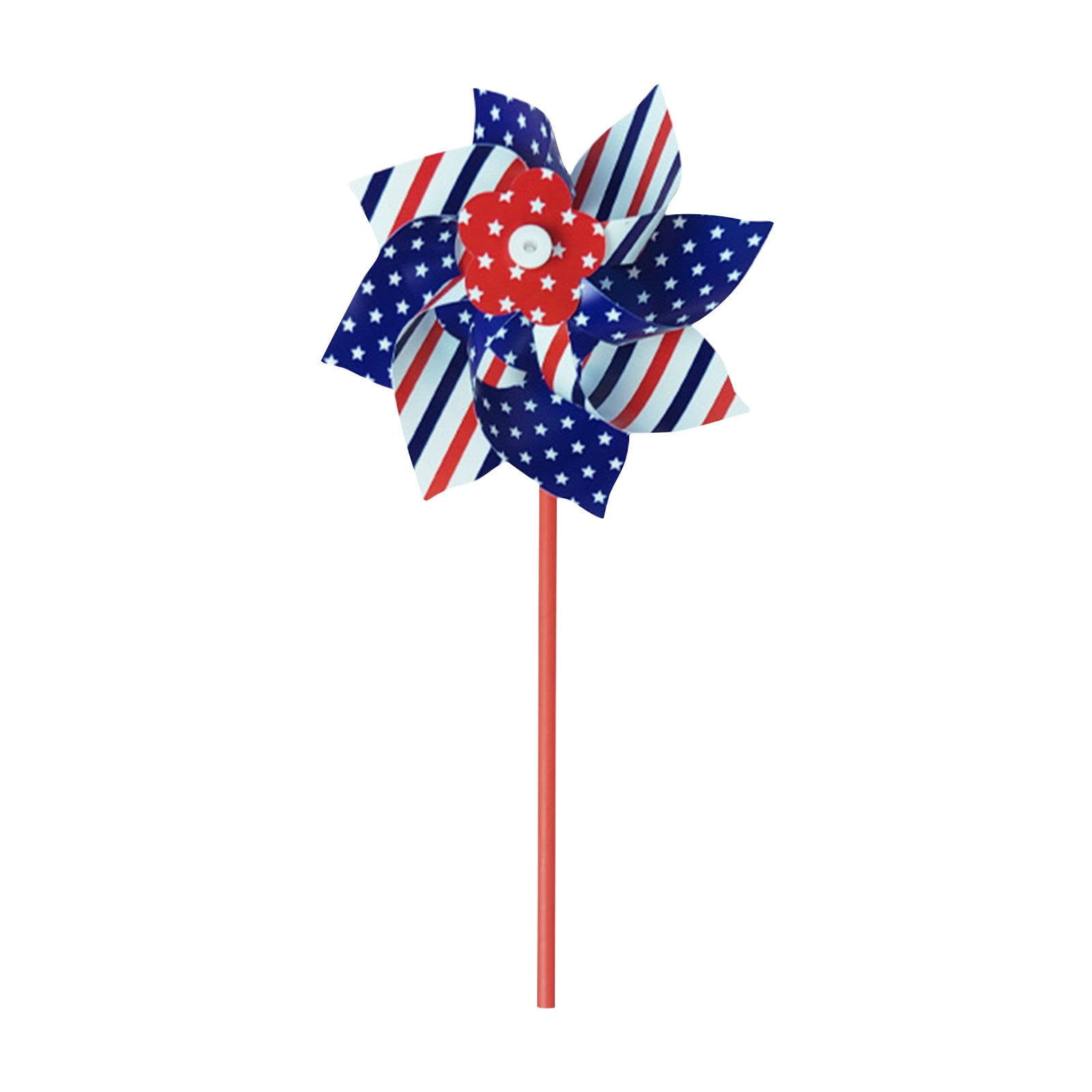 July Of 4th Party Supplies American Flag Wind Spinners Reflective ...