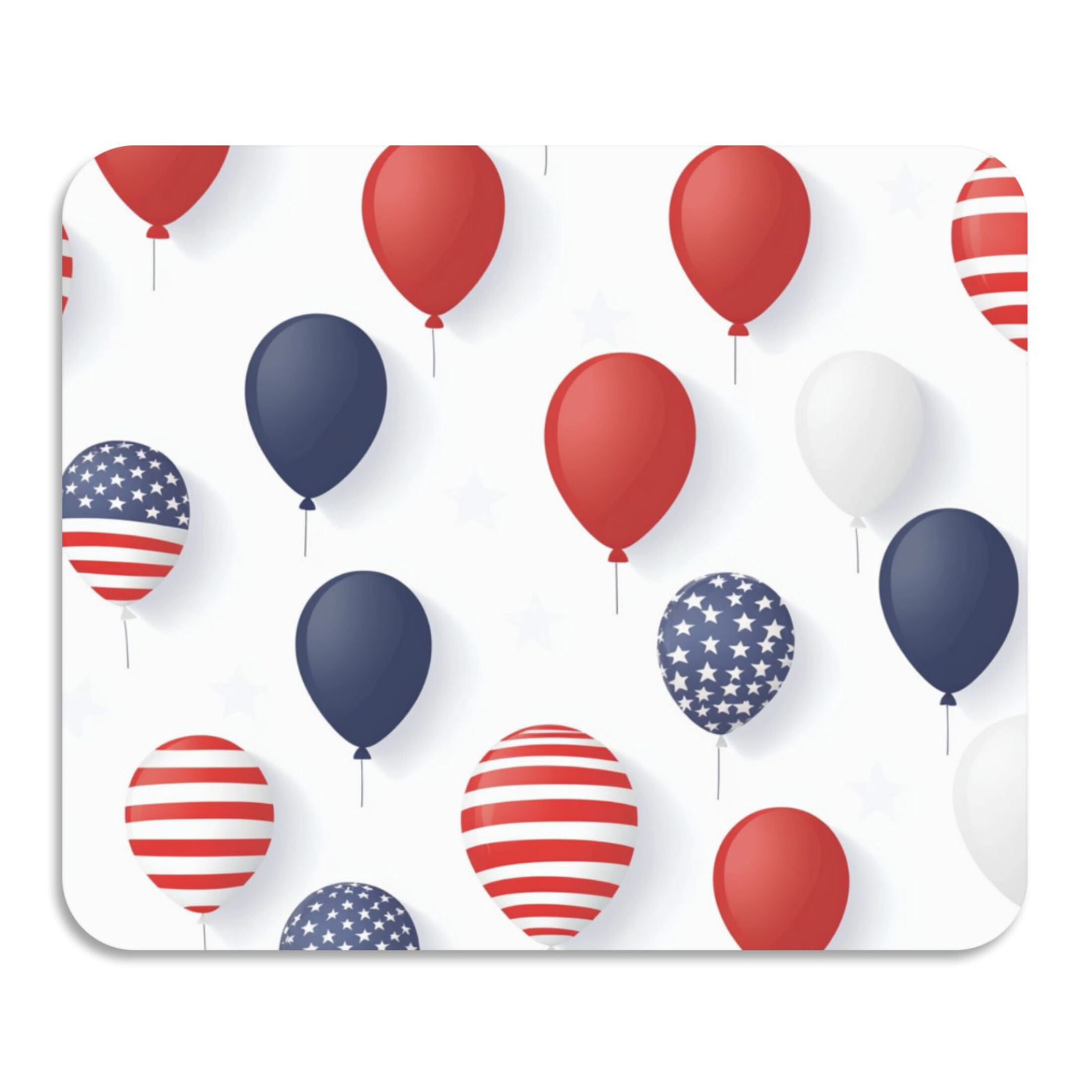 July 4th Usa Flag Pattern Balloons Diatomite Dish Drying Mat Drain Pad ...