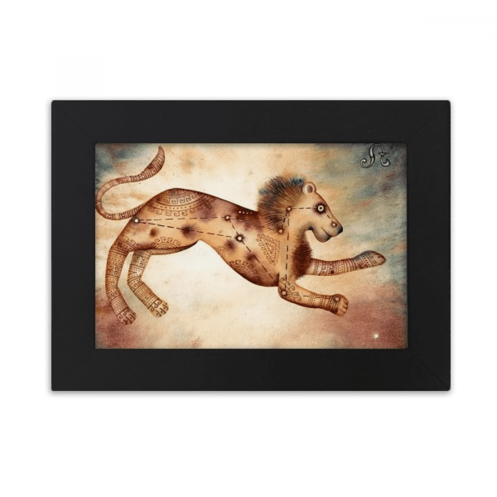 July August Leo Constellation Zodiac Desktop Photo Frame Ornaments ...