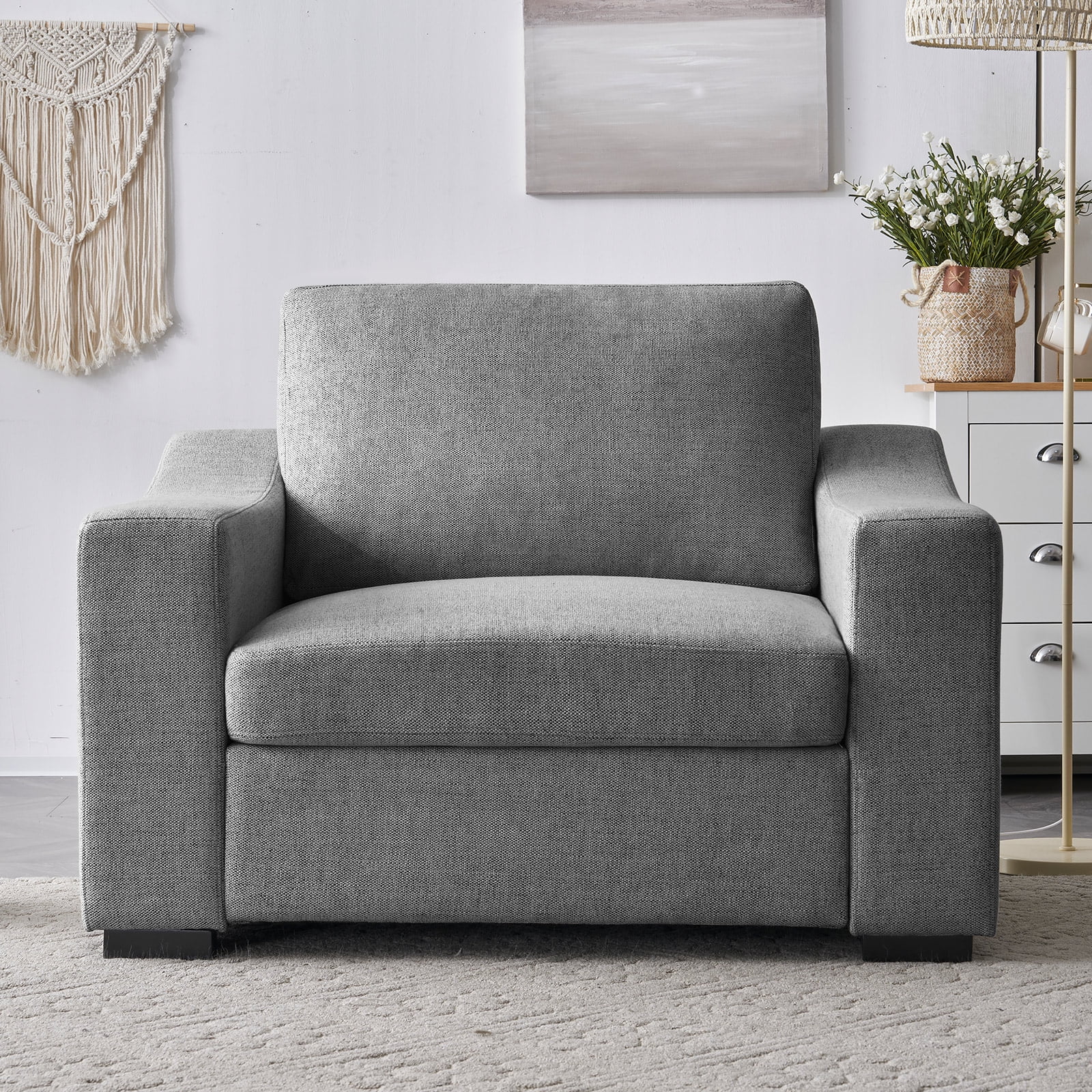 July's Song 48" W Accent Chair and A Half,Modern Oversized Read Chair ...