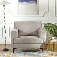 Studio Living Harvard Modern Swivel Accent Chair, Blue Chenille Fabric ...