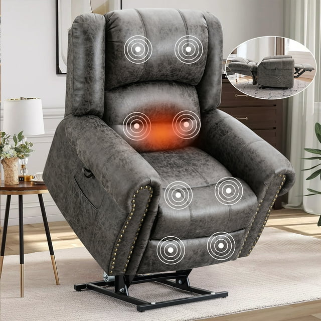 July's Song Dual Motor Power Lift Recliner Chair for elderly with ...