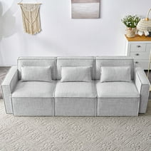 Serta Giles Modern Style Convertible Sofa, Gray Fabric - Walmart.com