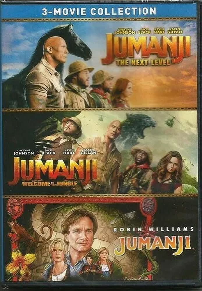 Jumanji: 3-Movie Collection: Jumanji / Jumanji: Welcome to the Jungle ...