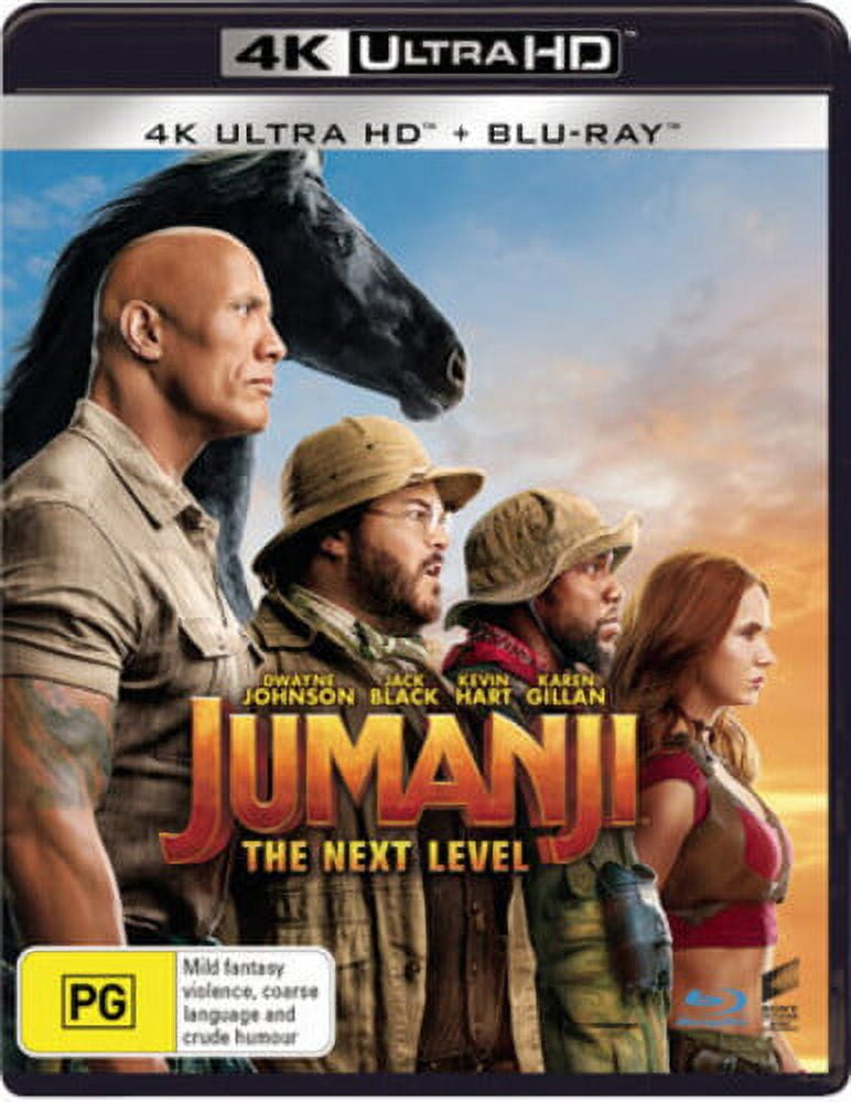 Jumanji: The Next Level - All-Region UHD with Blu-Ray (4K Ultra HD), Universal Import, Action ...